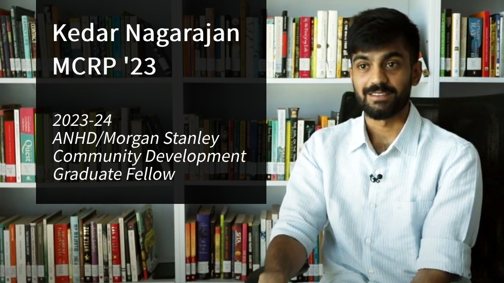 Kedar Nagarajan Named ANHD/Morgan Stanley Community Development ...