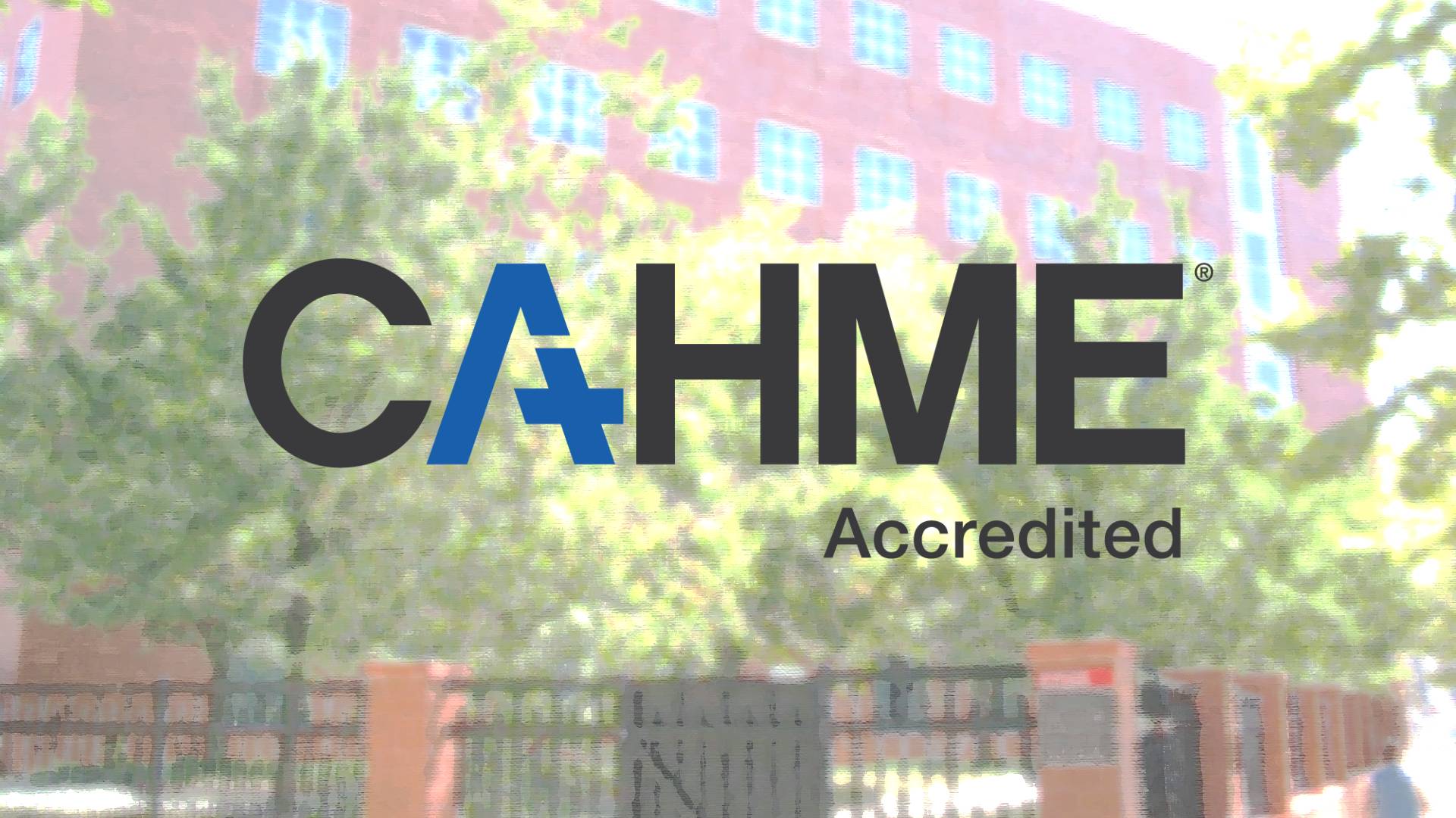 MHA program earns CAHME Reaccreditation - Edward J. Bloustein School of ...