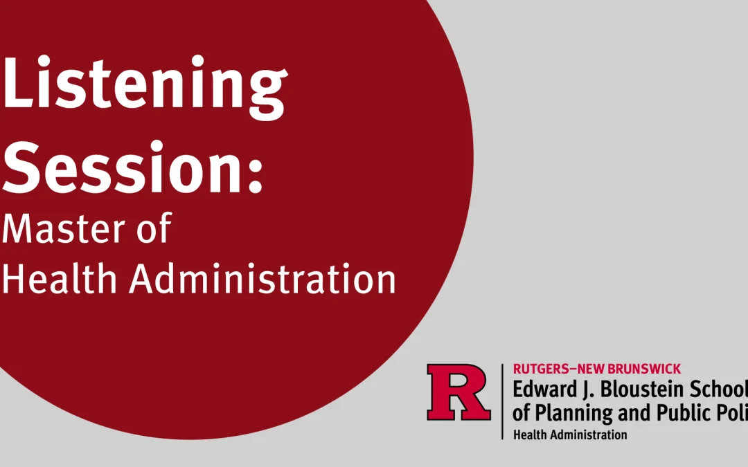 mha-listening-session | Edward J. Bloustein School of Planning & Public ...